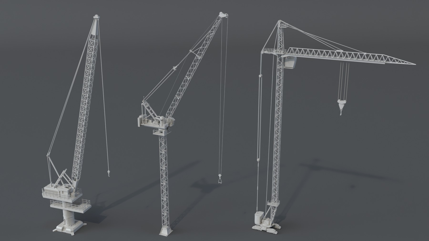 ArtStation - Cranes - 10 pieces | Resources