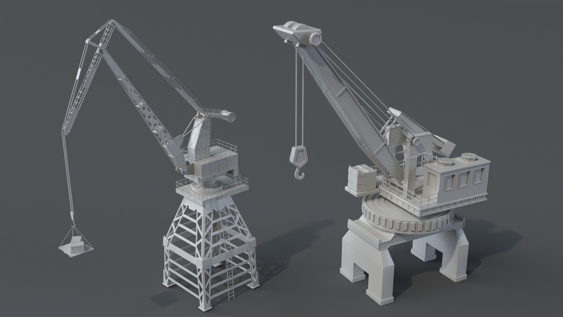 ArtStation - Cranes - 10 pieces | Resources