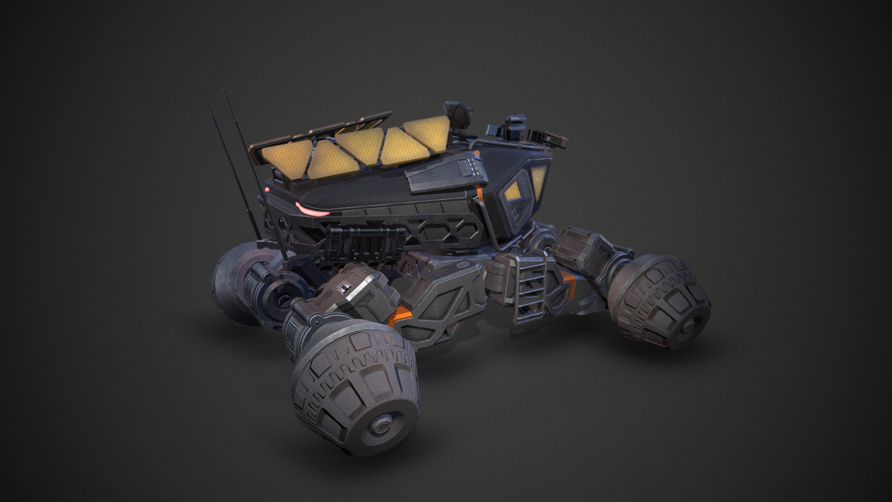 ArtStation - Sci-Fi Mars Rover | Game Assets