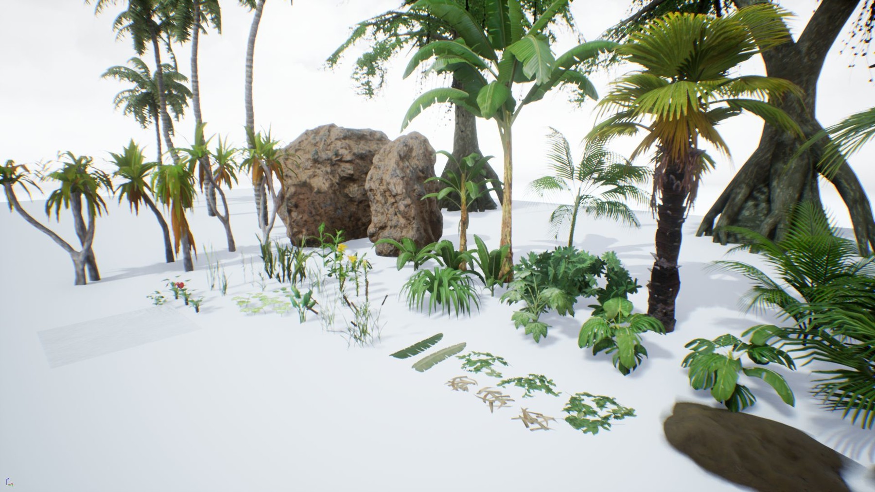 ArtStation - Basic Jungle Pack - UE4 | Resources