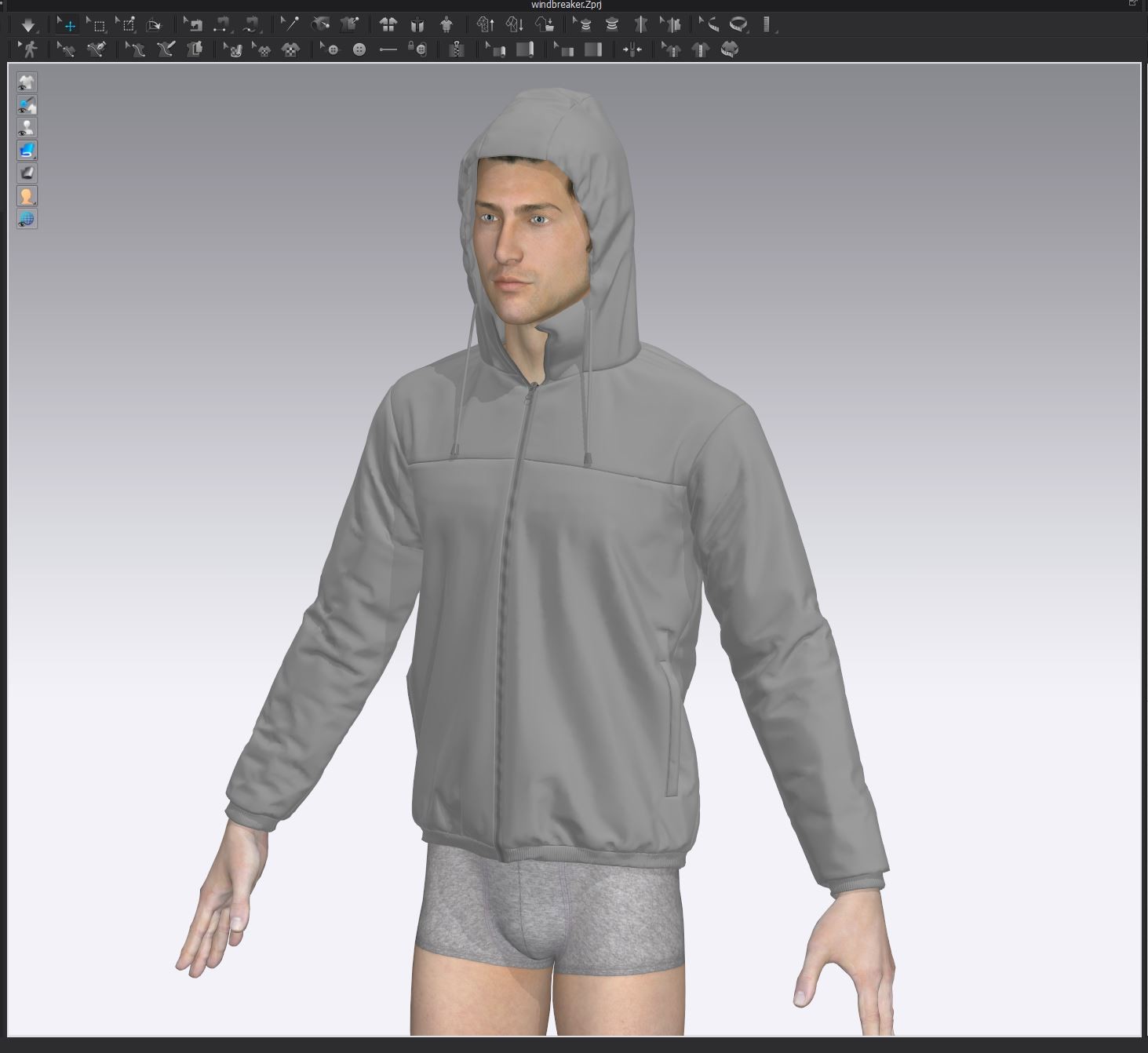 ArtStation - Windbreaker Jacket , Marvelous designer, Clo3d | Resources