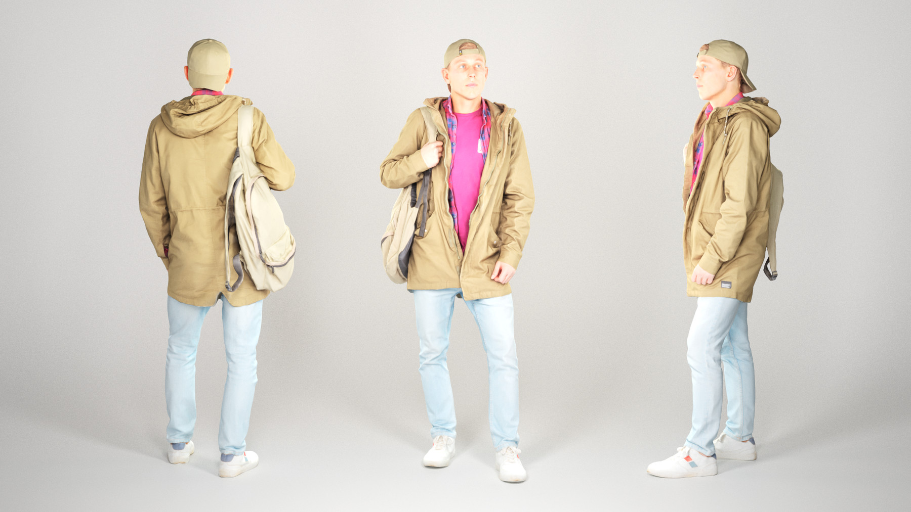 ArtStation - Bundle: Stylish men street style 05 | Game Assets