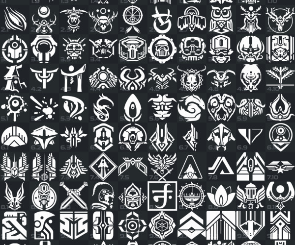 ArtStation - Emblem Pack #02 | Game Assets