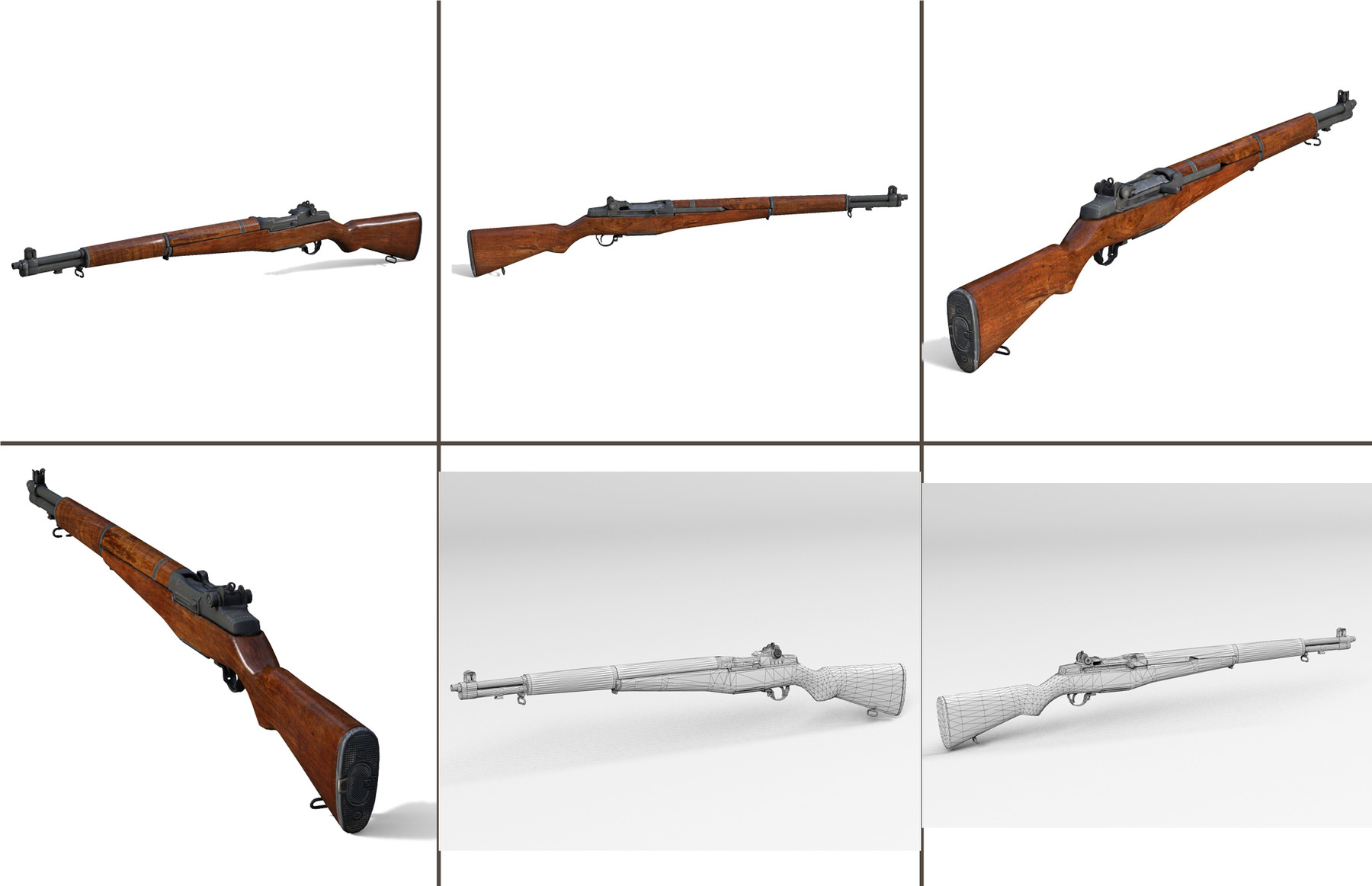 ArtStation - Collection of low poly weapons | Resources