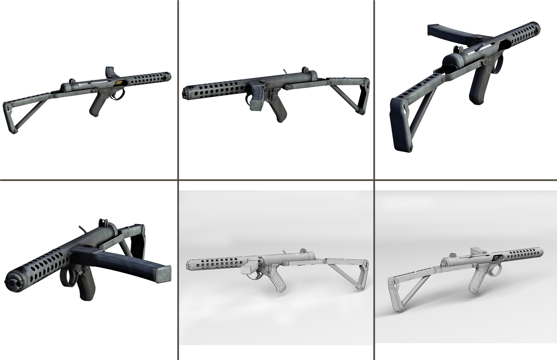 ArtStation - Collection of low poly weapons | Resources