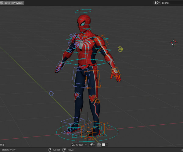ArtStation - Spiderman Custom Suit design - 3D character asset | Resources