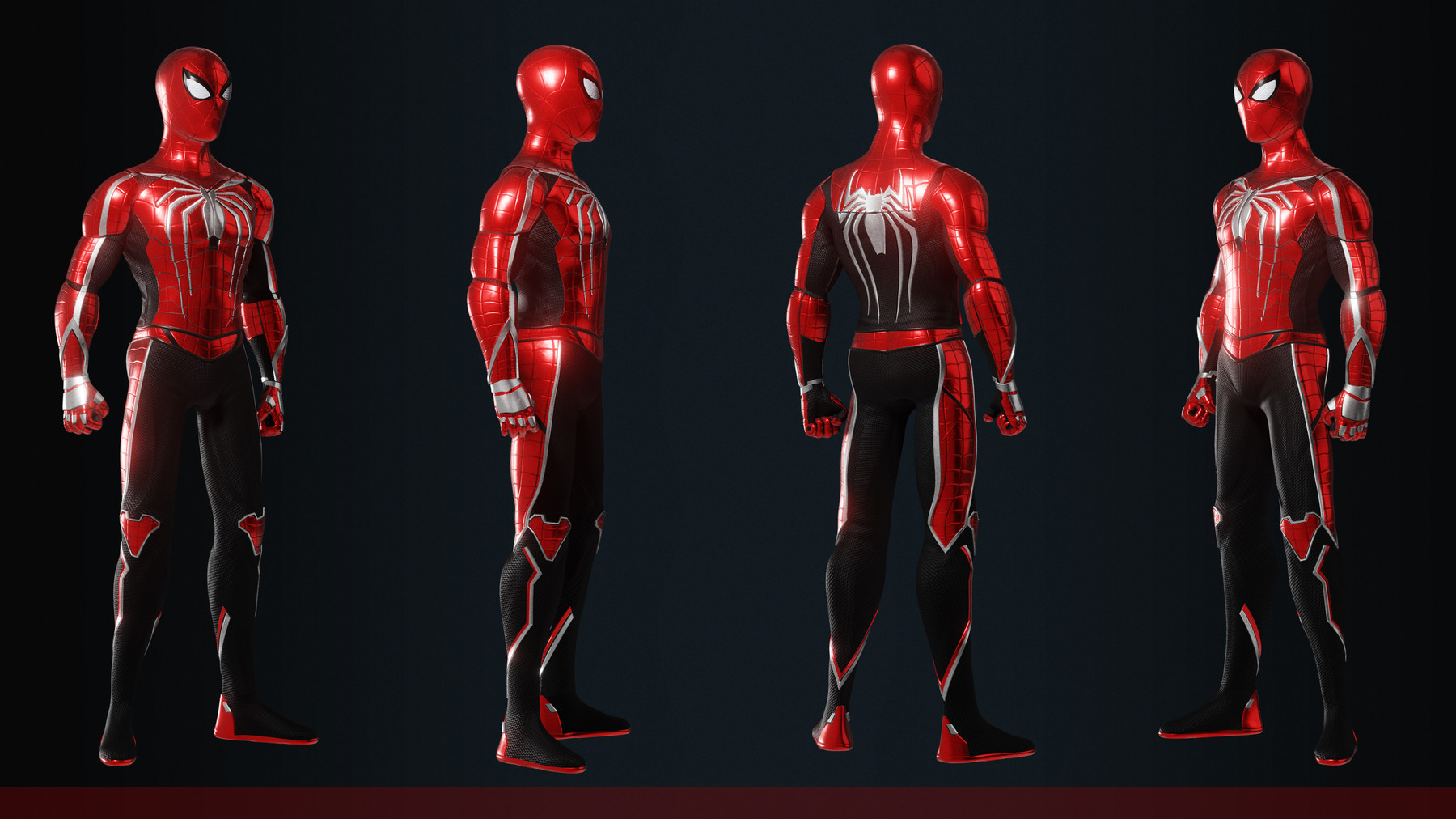 ArtStation - Spiderman Custom Suit design - 3D character asset | Resources