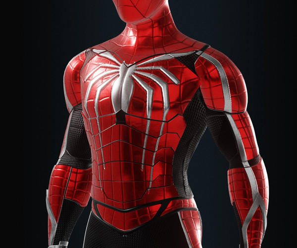 ArtStation - Spiderman Custom Suit design - 3D character asset | Resources