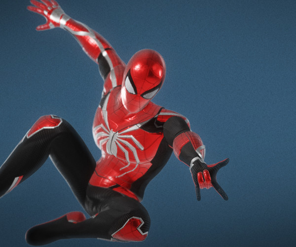 ArtStation - Spiderman Custom Suit design - 3D character asset | Resources