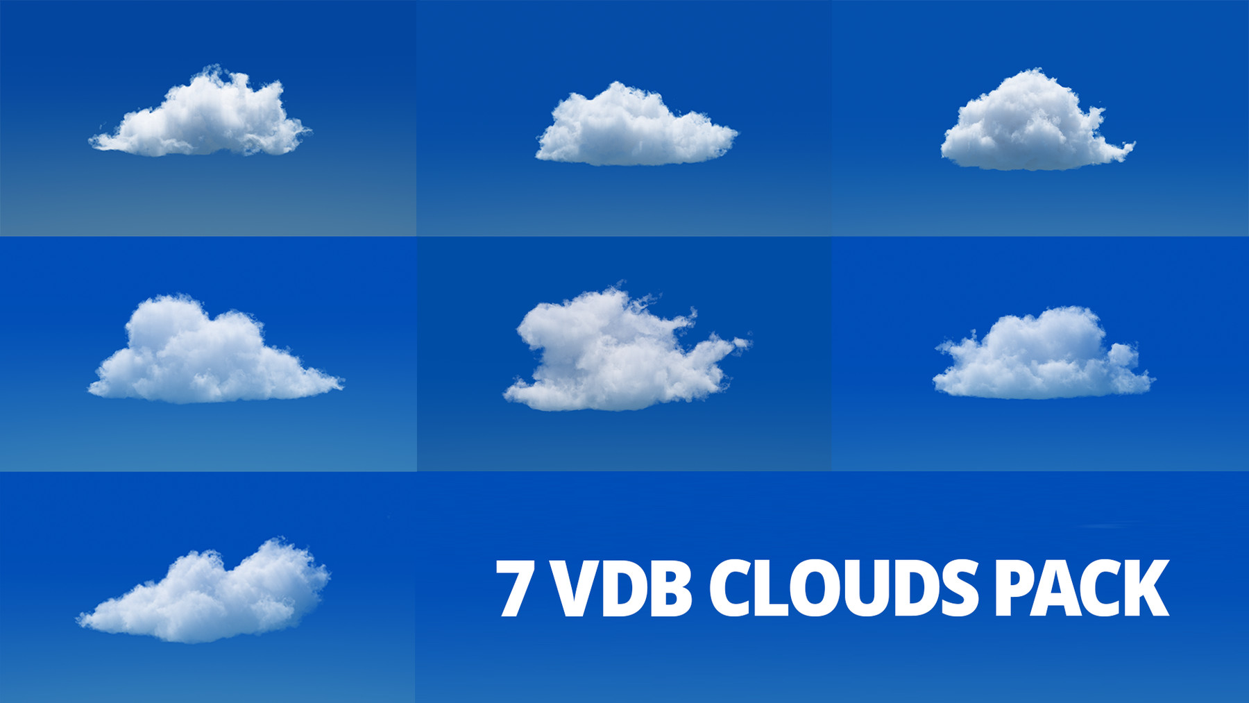 ArtStation - 3D VDB CLOUDS - 7PACK | Resources