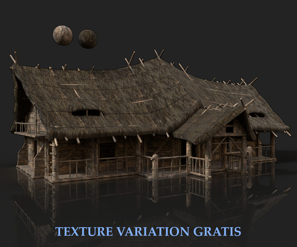 ArtStation - AAA Next Gen Cottage and Huts Pack Builder Collection | Game Assets