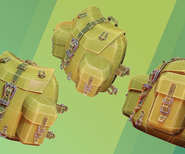 ArtStation - FREE Wildlands Backpack | Game Assets