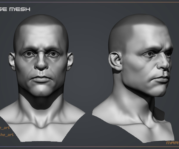 ArtStation - Male Base Mesh | Resources