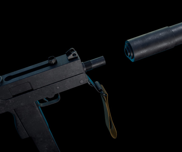 ArtStation - INGRAM M10 SMG | 3D Model | Resources