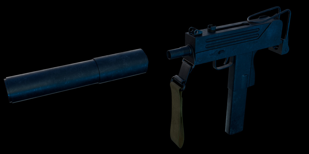 ArtStation - INGRAM M10 SMG | 3D Model | Resources