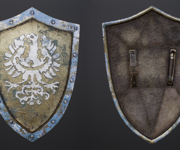 ArtStation - Heater Shield | Game Assets