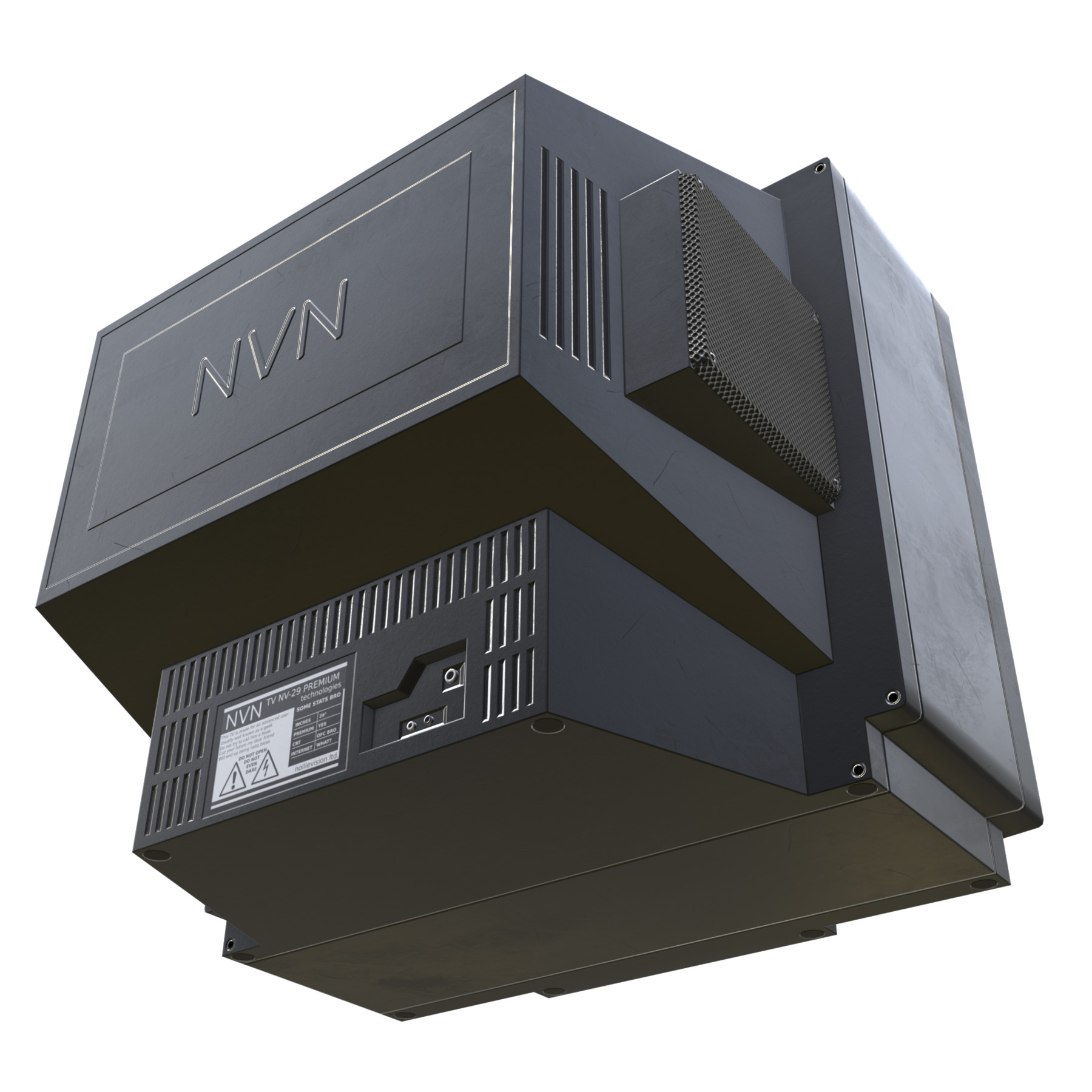 ArtStation - Retro CRT TV 29 inches | Game Assets