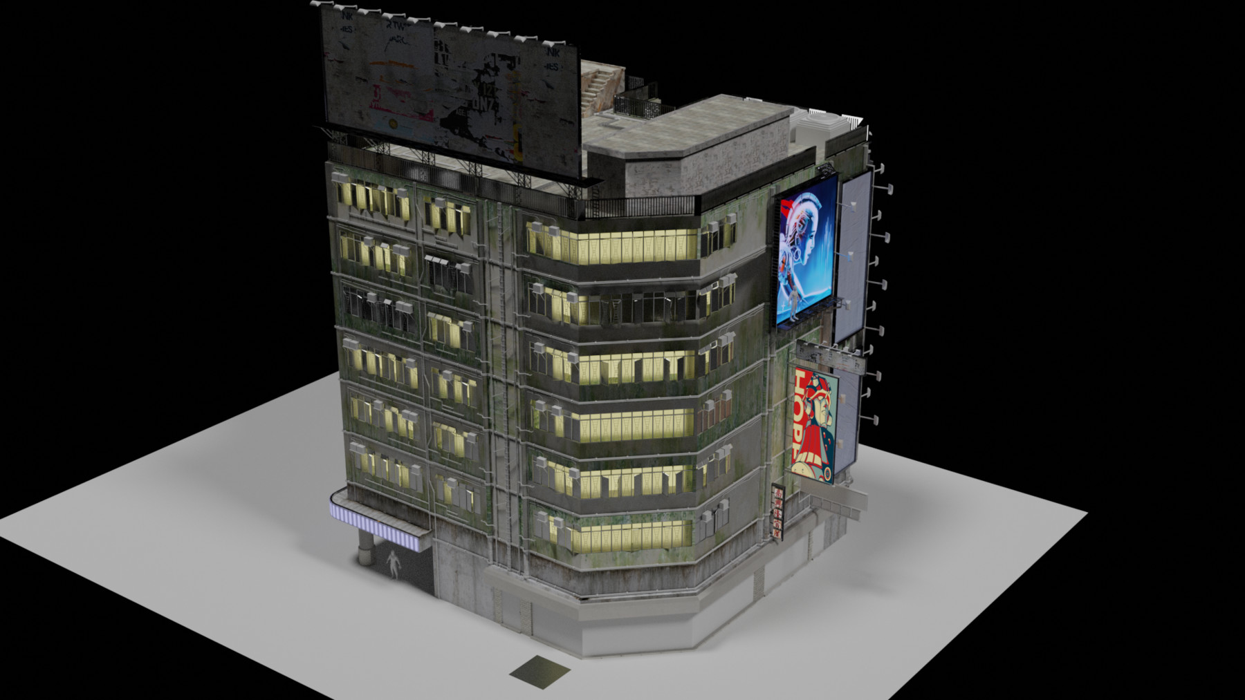 ArtStation - Dystopian Building Pack Vol.1 | Resources