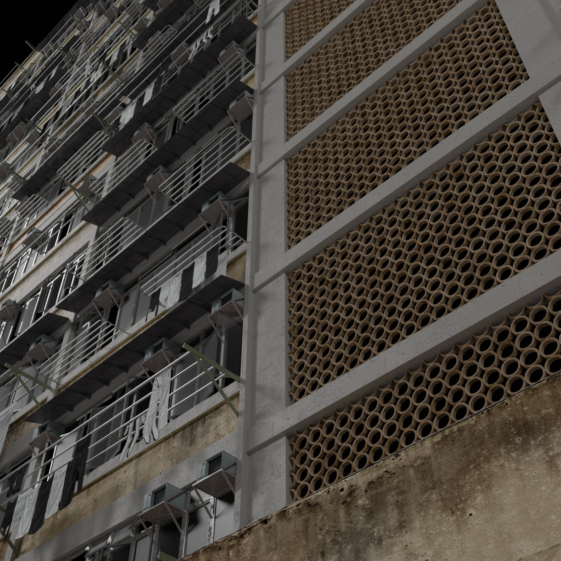 ArtStation - Dystopian Building Pack Vol.1 | Resources