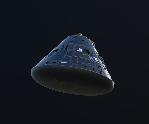 ArtStation - Apollo command and service module - 3D model | Game Assets