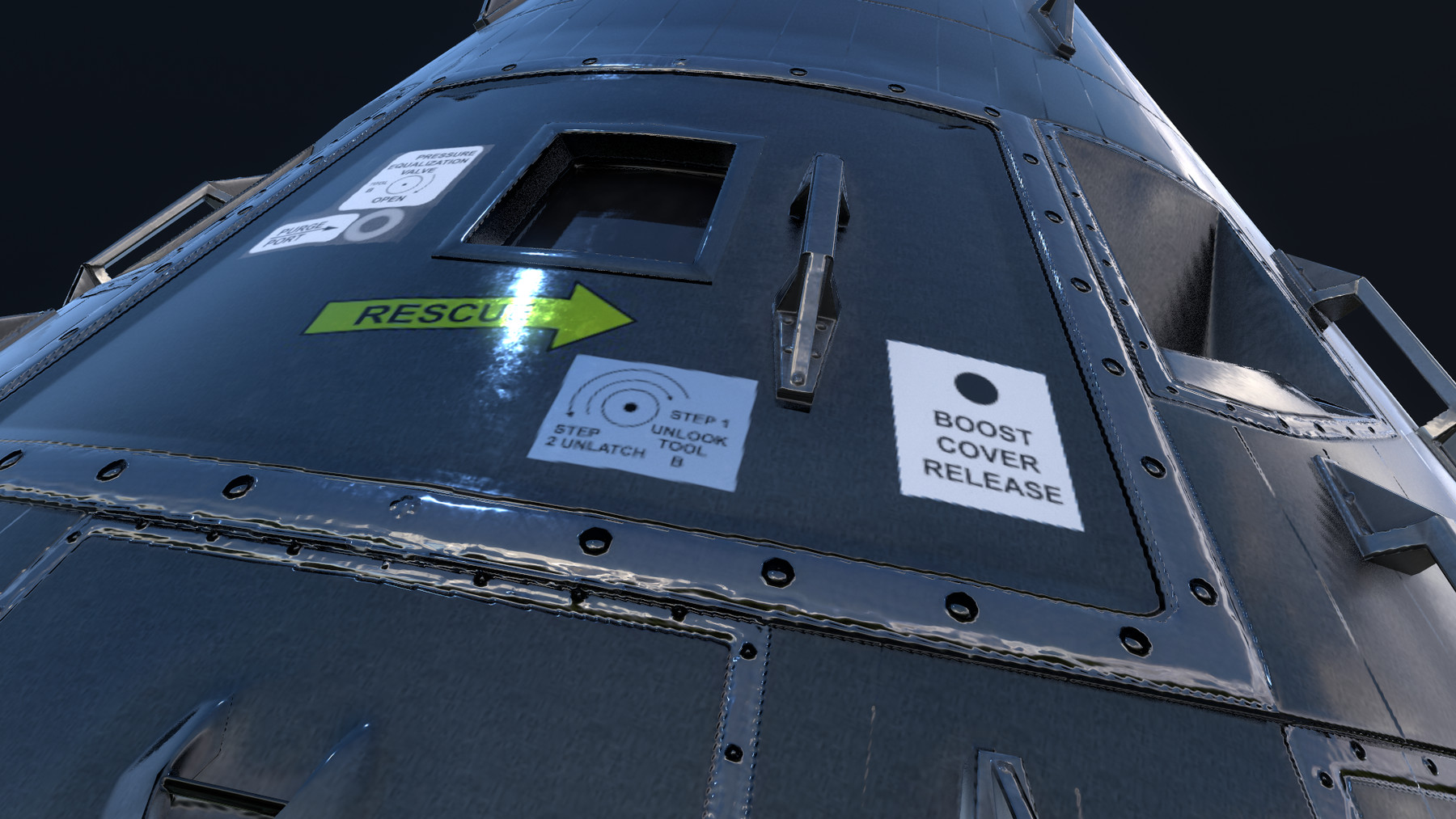 ArtStation - Apollo command and service module - 3D model | Game Assets