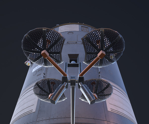 ArtStation - Apollo command and service module - 3D model | Game Assets