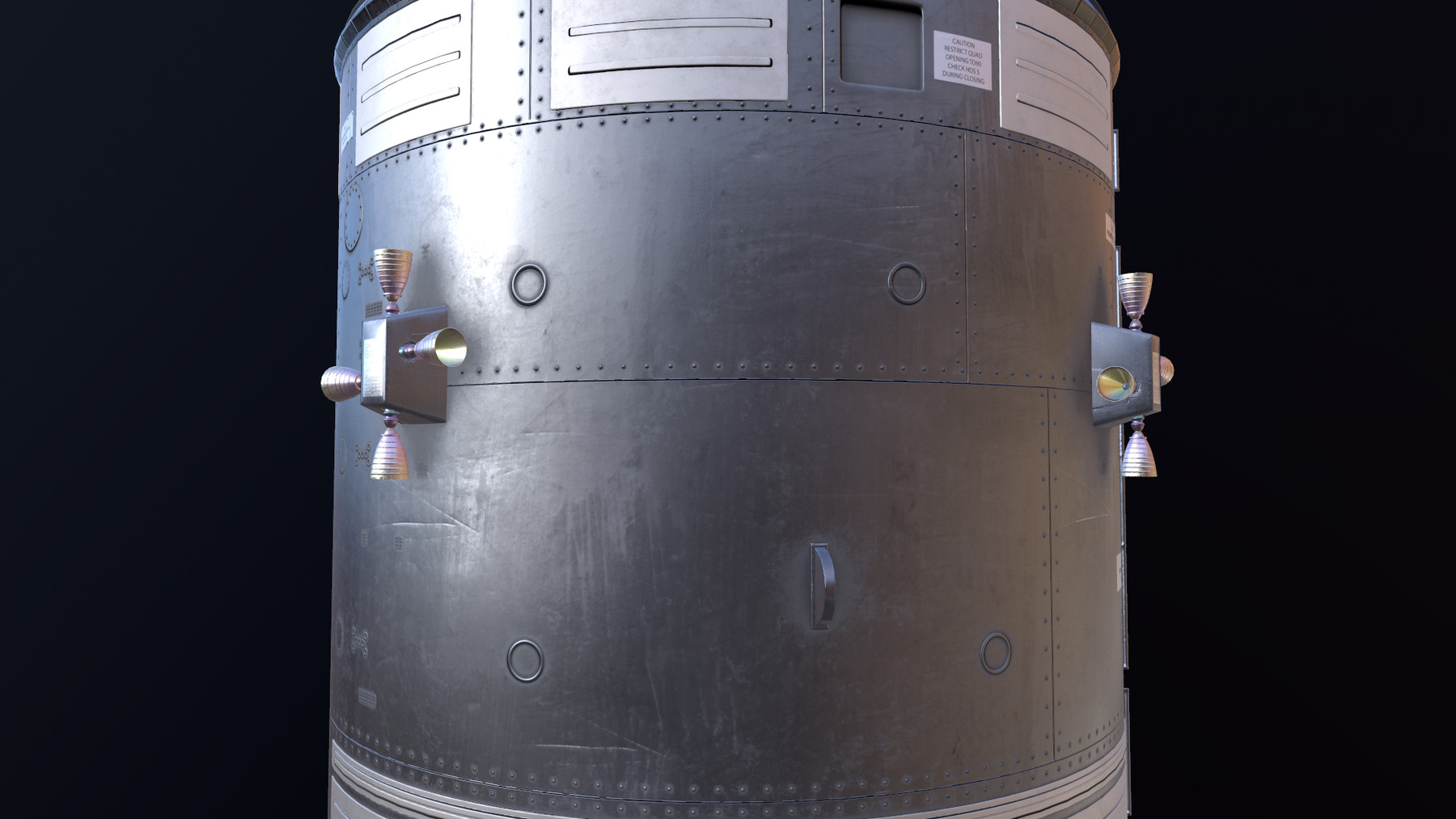 ArtStation - Apollo command and service module - 3D model | Game Assets