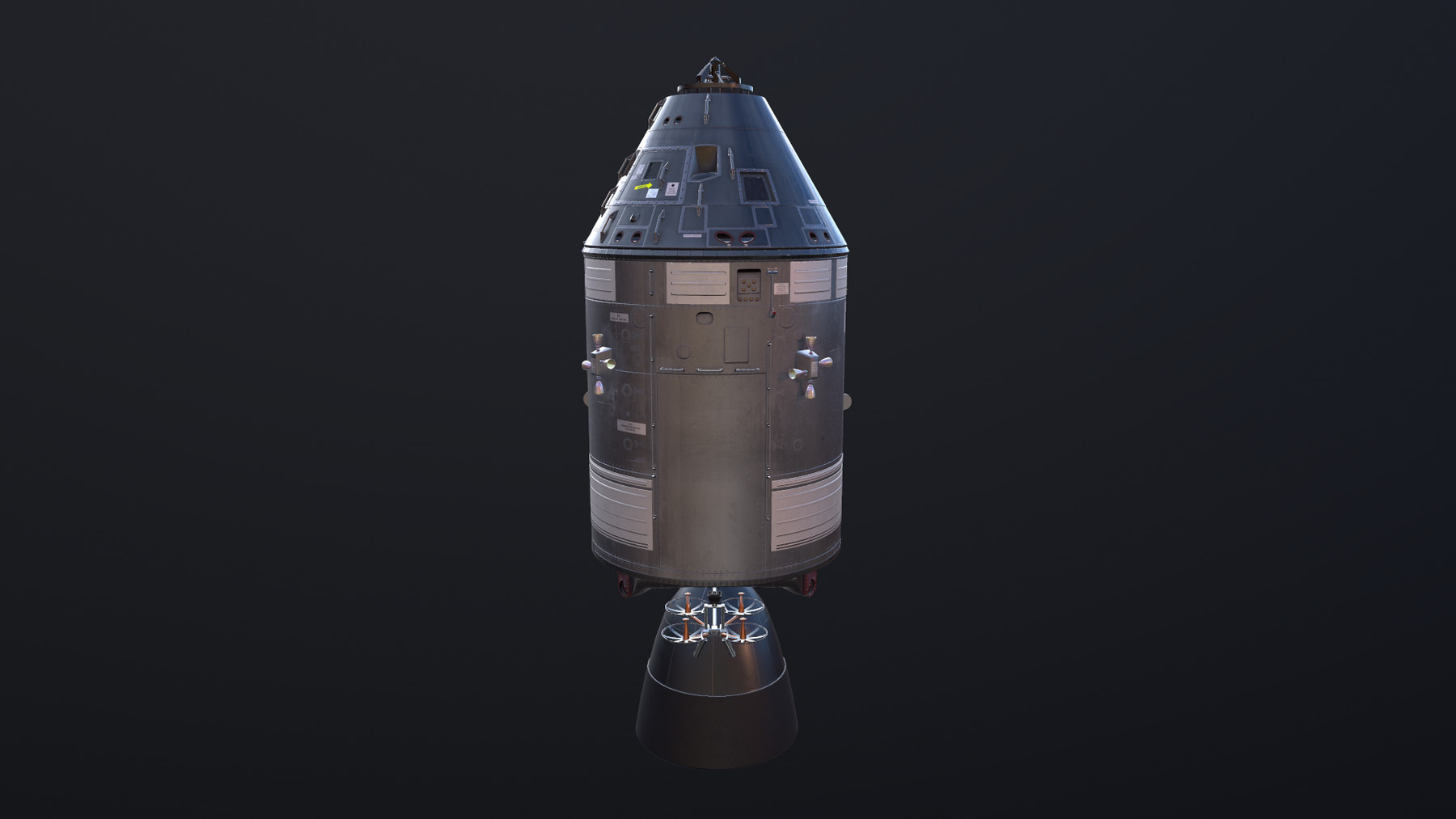 ArtStation - Apollo command and service module - 3D model | Game Assets