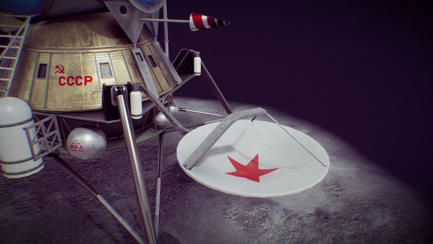 ArtStation - LK - Soviet Lunar Lander - 3D model | Resources
