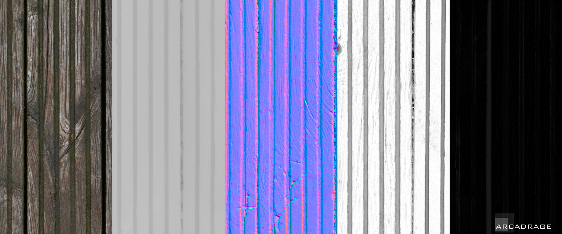 ArtStation - Old wood planks - 3D Texture - 300 x 300 cm seamless scan ...