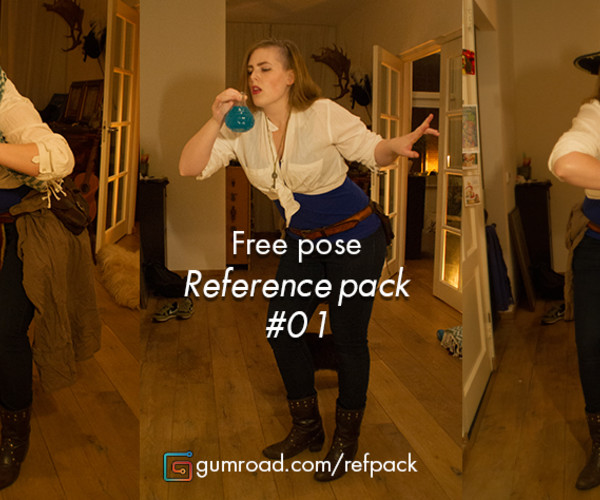 ArtStation - Free character pose pack!! | Resources