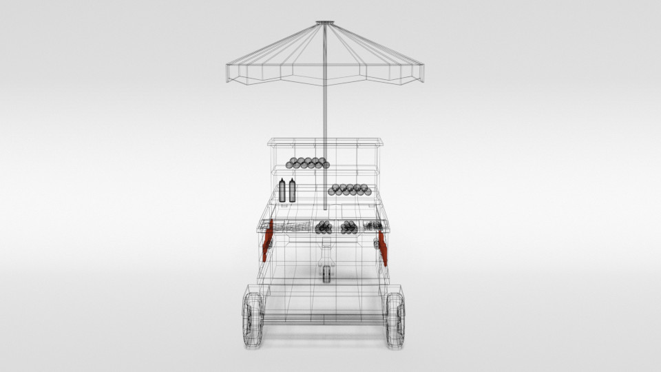 ArtStation - Low Poly Cartoon Hot Dog Cart | Resources