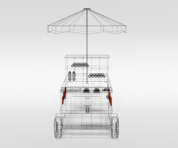 ArtStation - Low Poly Cartoon Hot Dog Cart | Resources