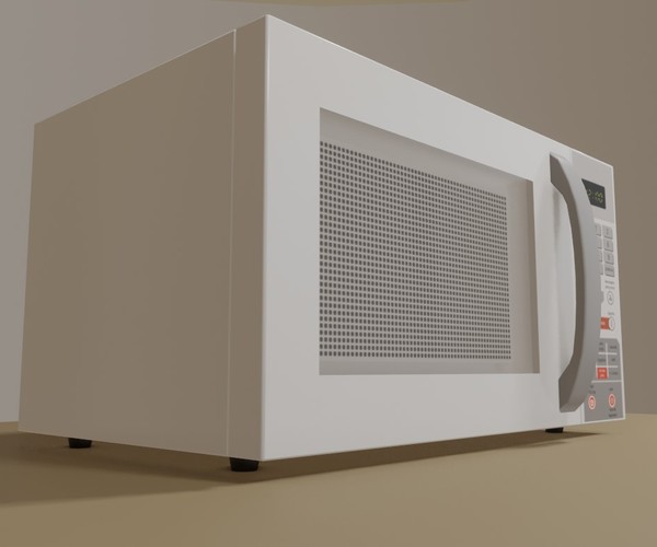 ArtStation - White Microwave - Game Assets | Game Assets
