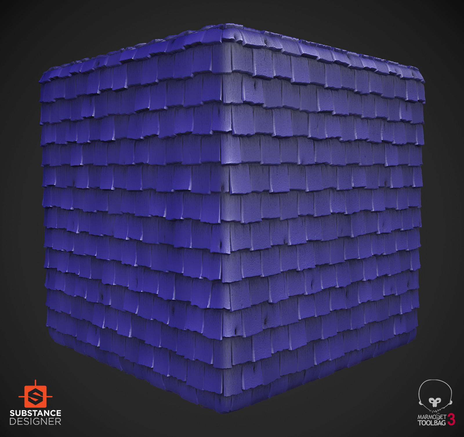 ArtStation - FREE - Stylized Roof PBR Texture | Resources