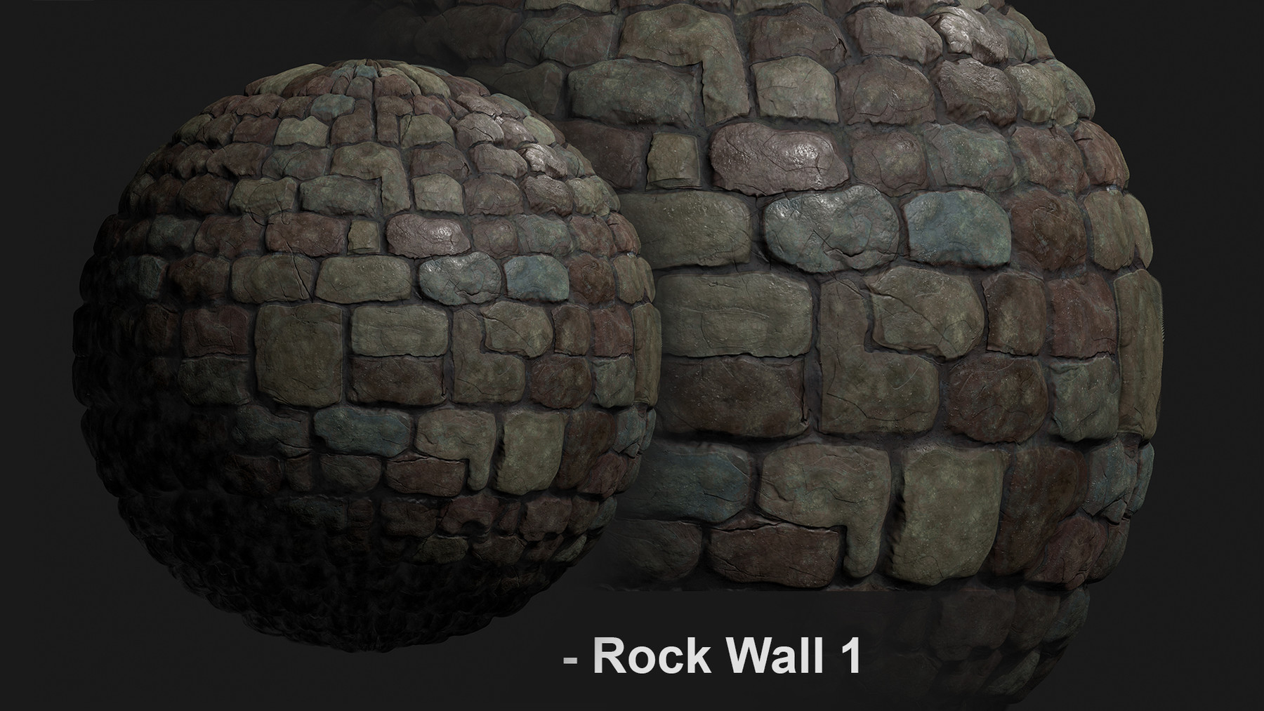 ArtStation - 3 Rock Architecture Rustic Customizable Materials | Resources