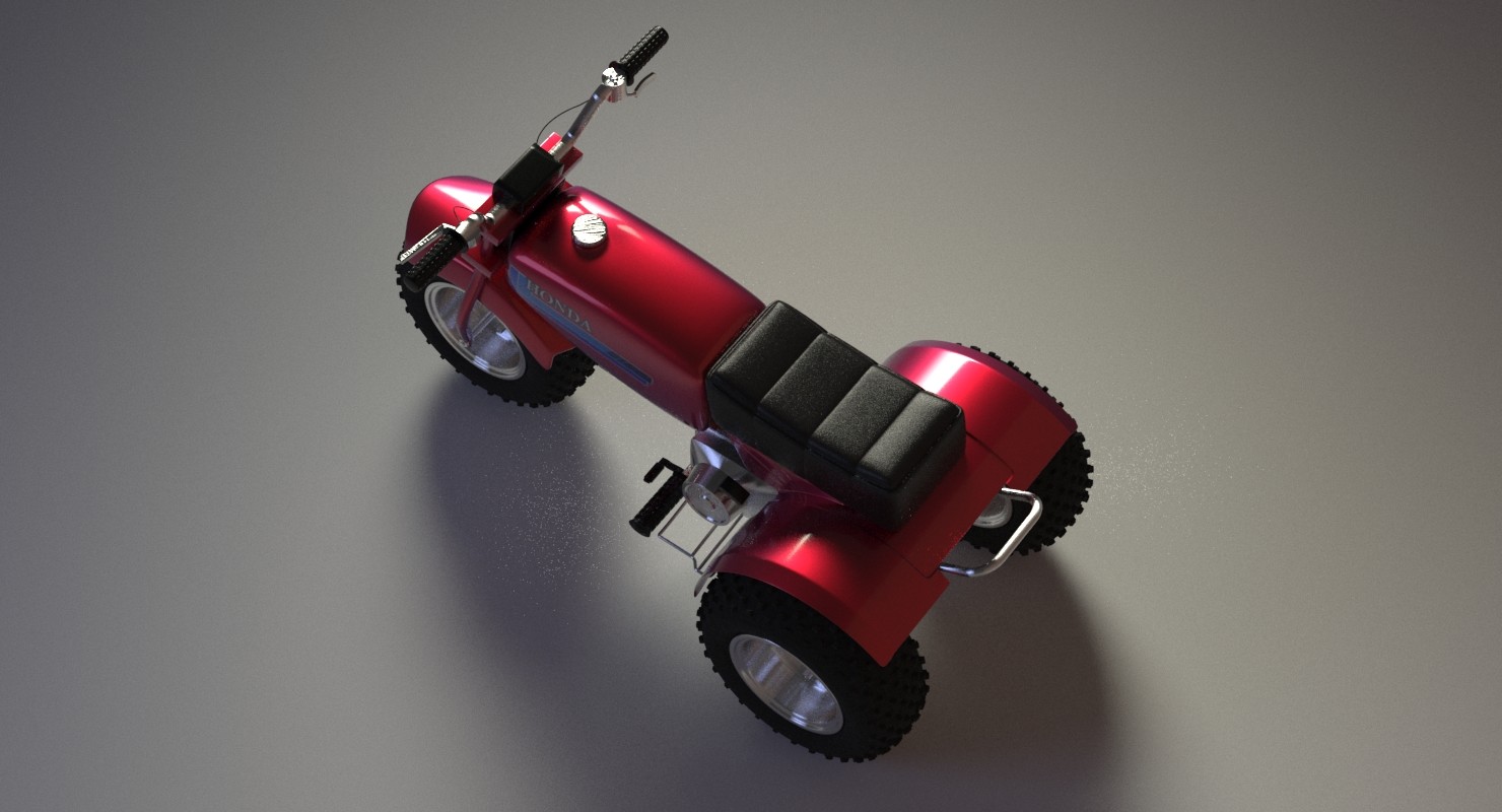ArtStation - Honda ATC 70 | Game Assets