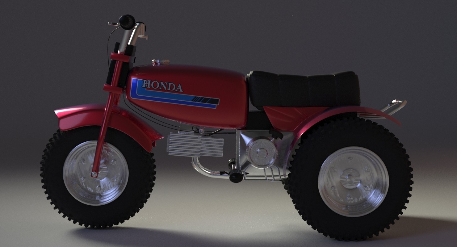 ArtStation - Honda ATC 70 | Game Assets