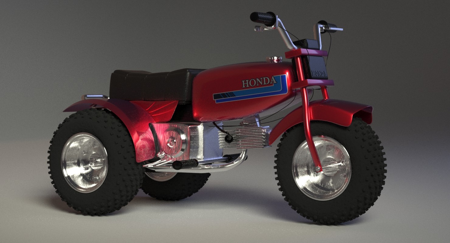 ArtStation - Honda ATC 70 | Game Assets