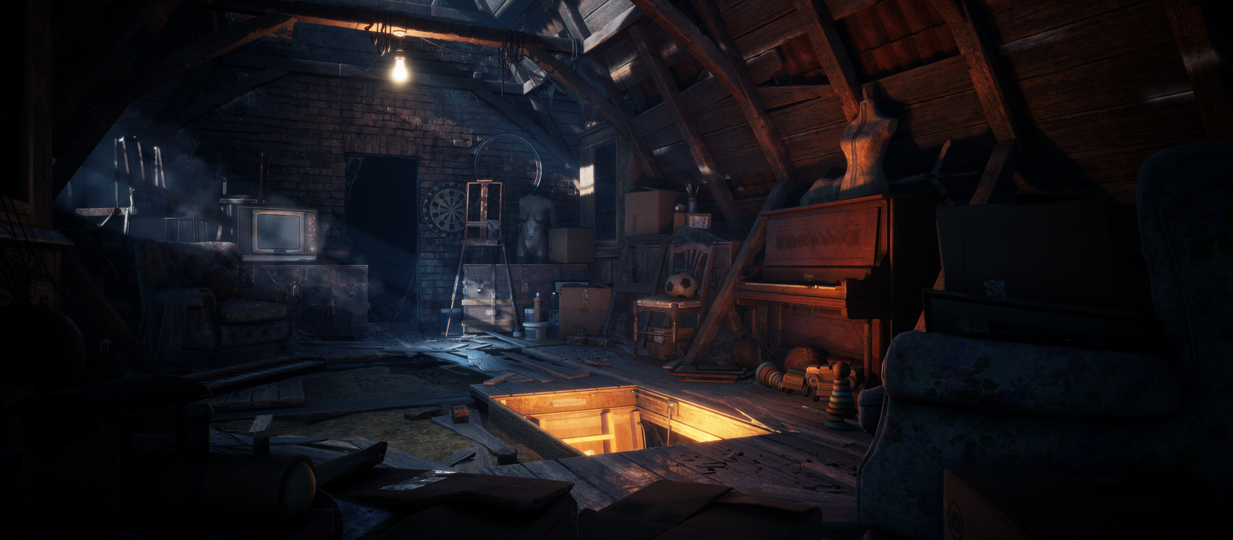 ArtStation - Realistic Attic Environment - Unreal 4 | Resources