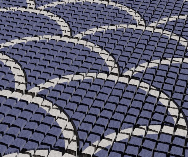 ArtStation - Procedural cobblestone fan pattern for Blender | Resources