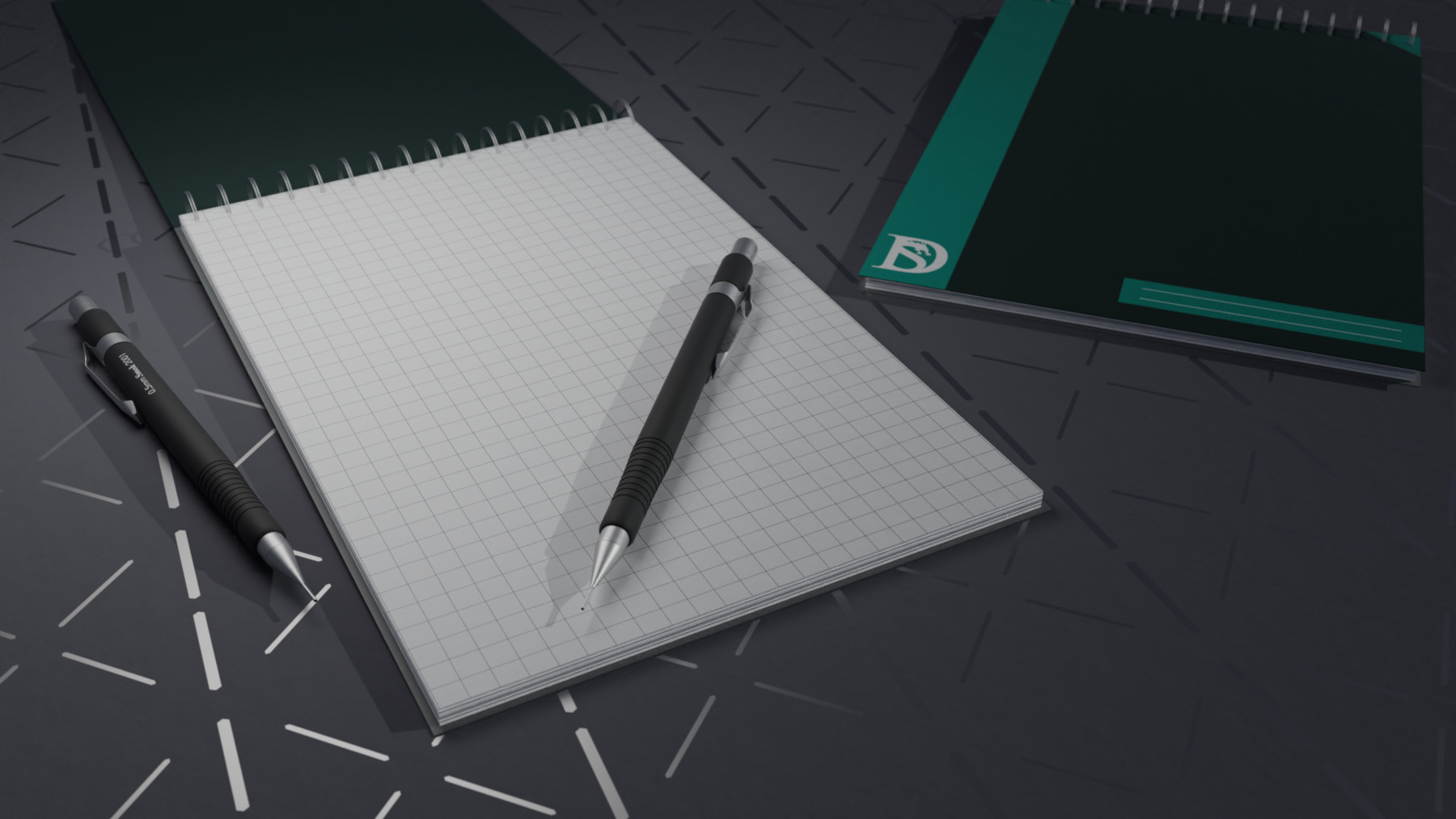 ArtStation - Mechanical pencil & notebook | Resources