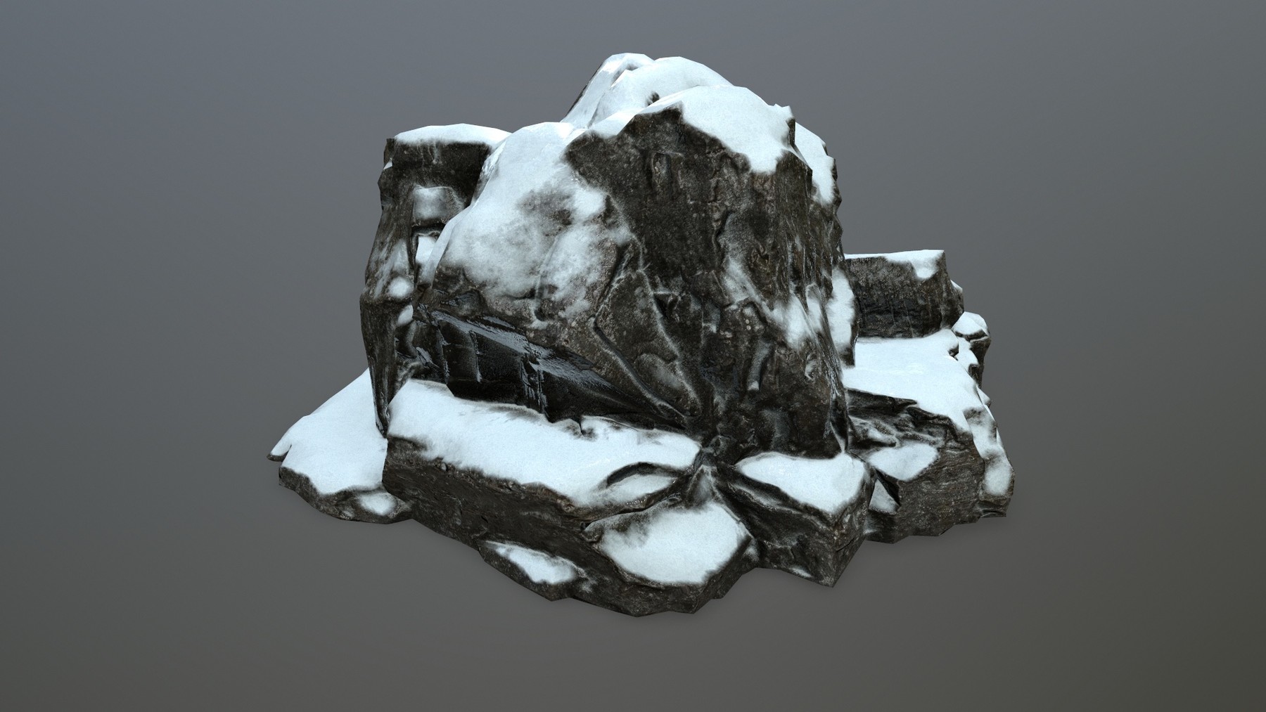 ArtStation - snow rocks | Game Assets