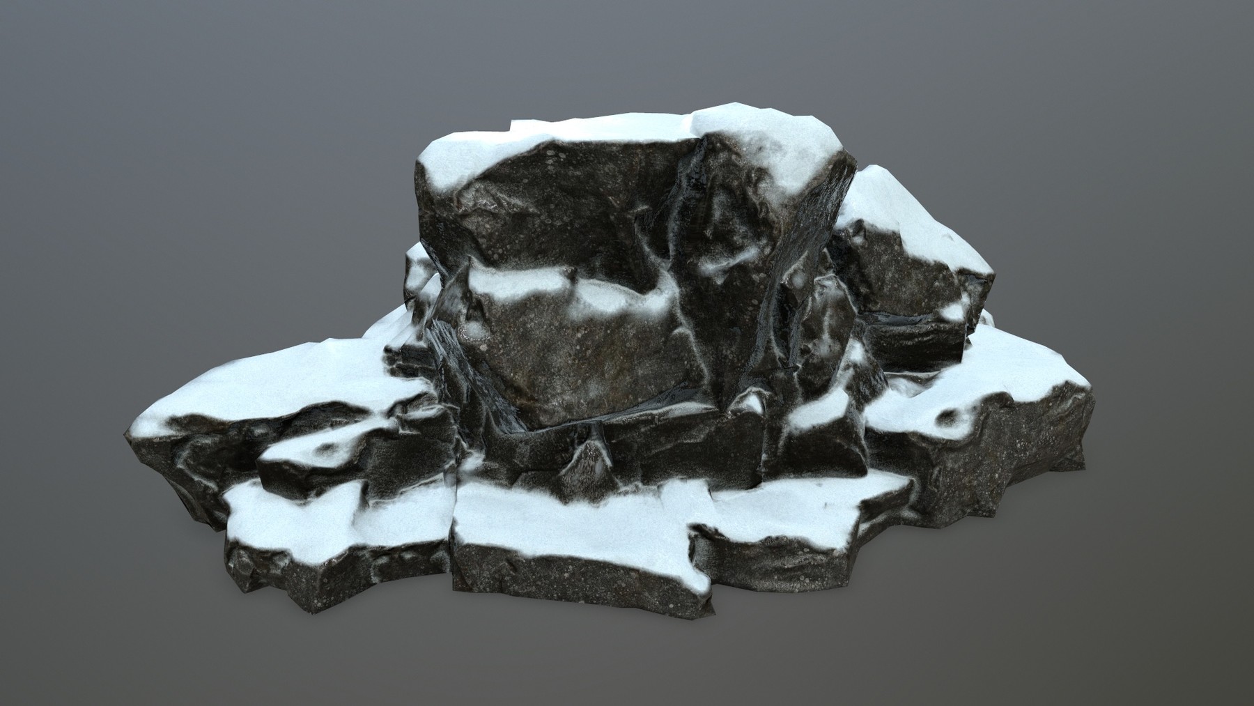 ArtStation - snow rocks | Game Assets
