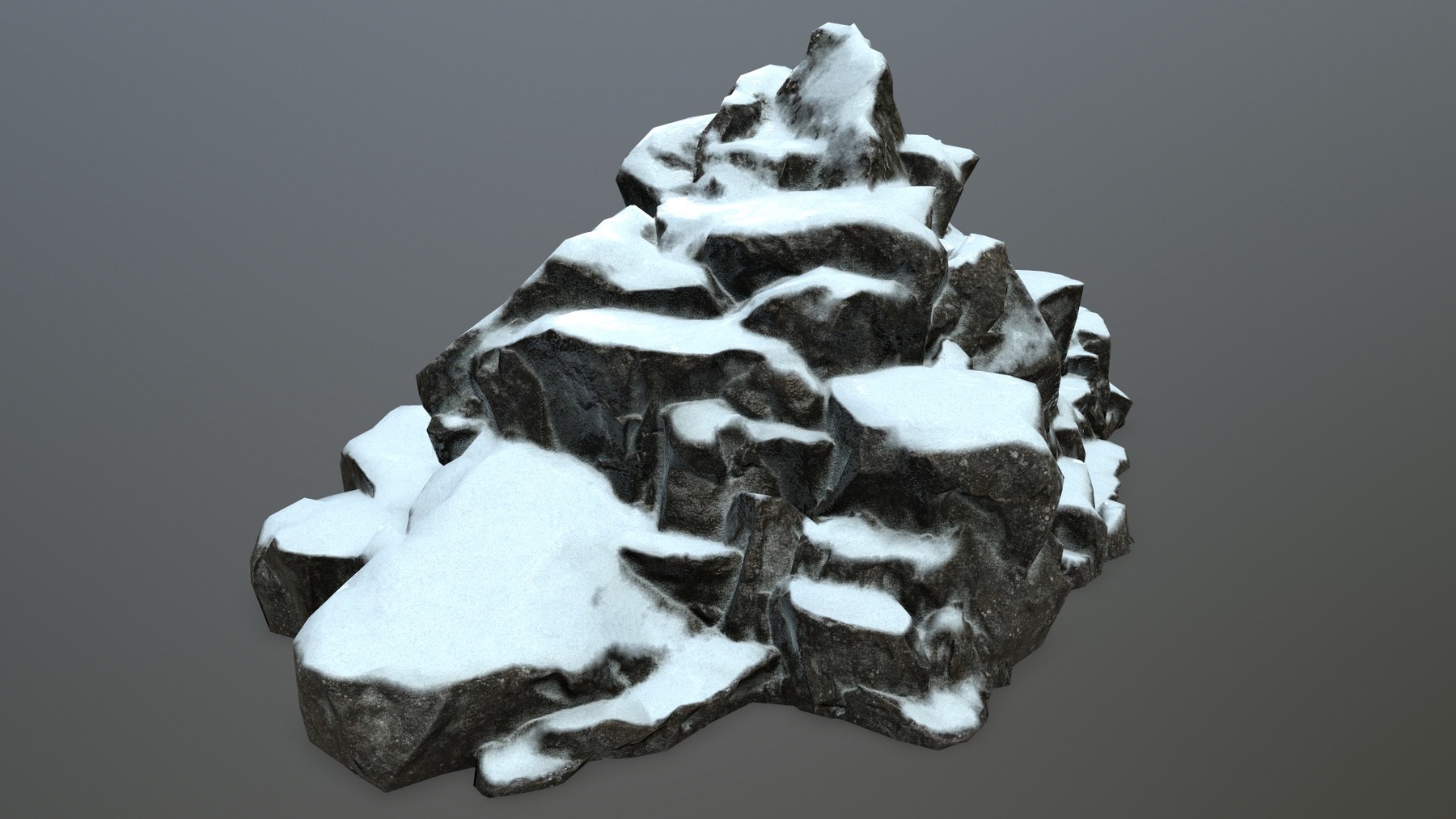 ArtStation - snow rocks | Game Assets