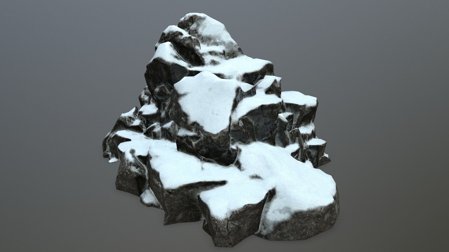 ArtStation - snow rocks | Game Assets