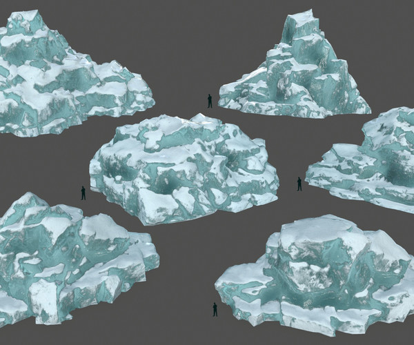 ArtStation - ice set | Game Assets