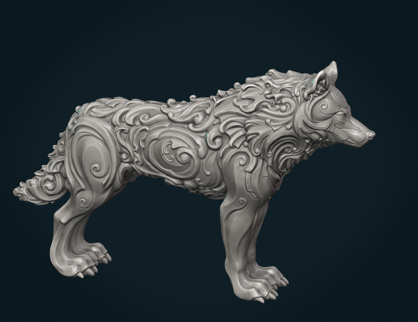 ArtStation - Wonderful Wolf | Resources