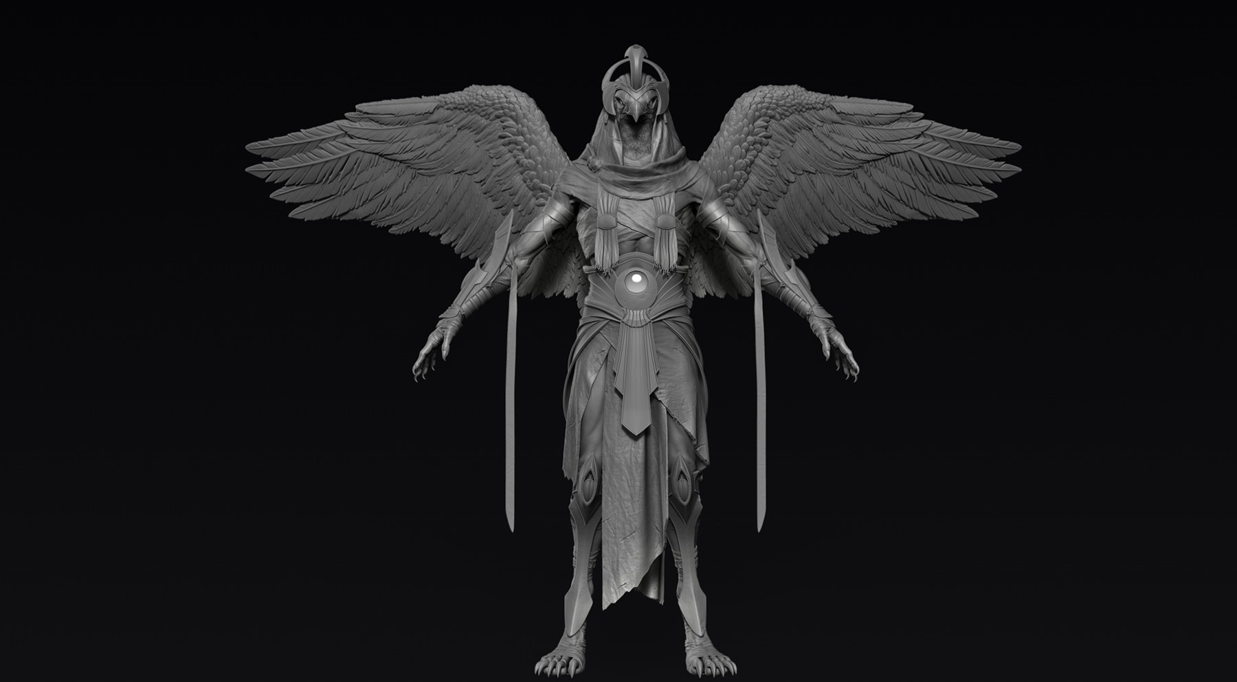 ArtStation - Horus Zbrush Model | Resources
