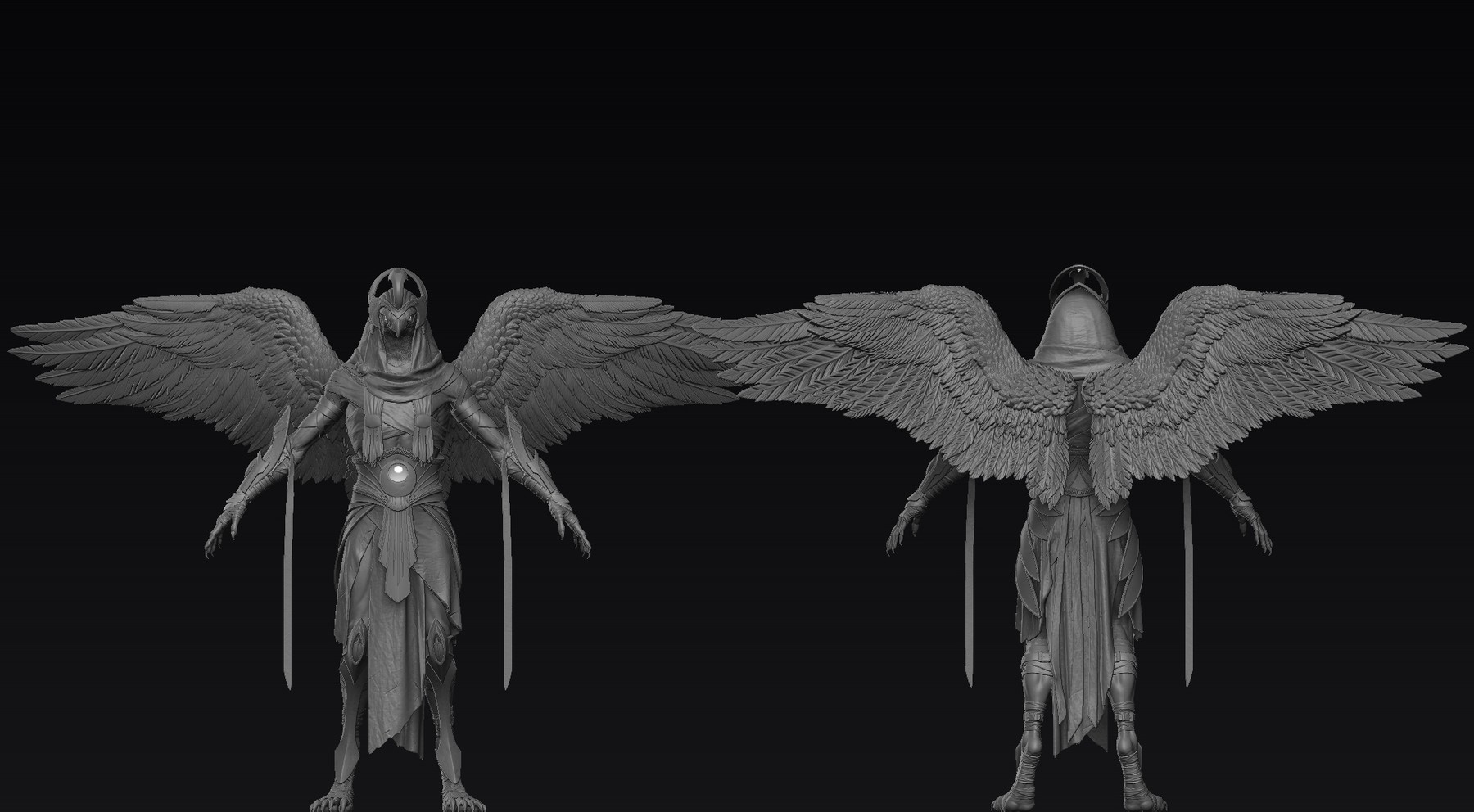 ArtStation - Horus Zbrush Model | Resources